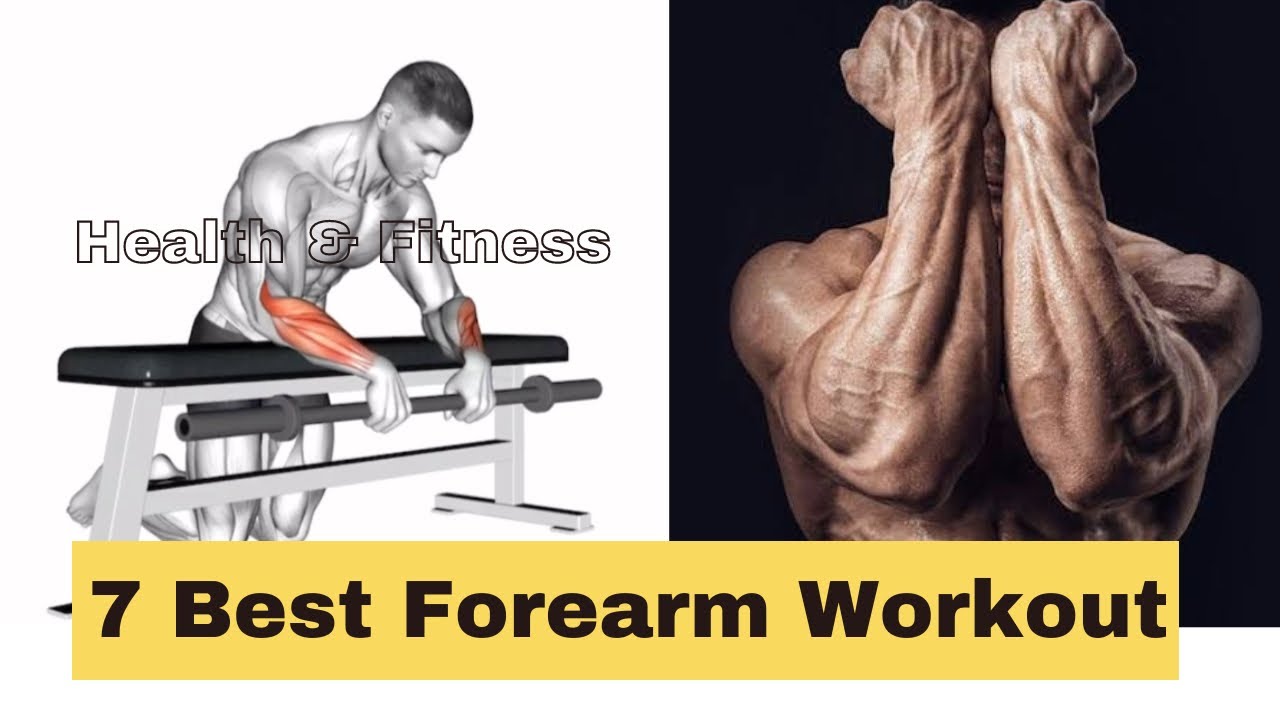 7 Effective Forearm Workout | Best Forearm workout at gym| How to Build ...