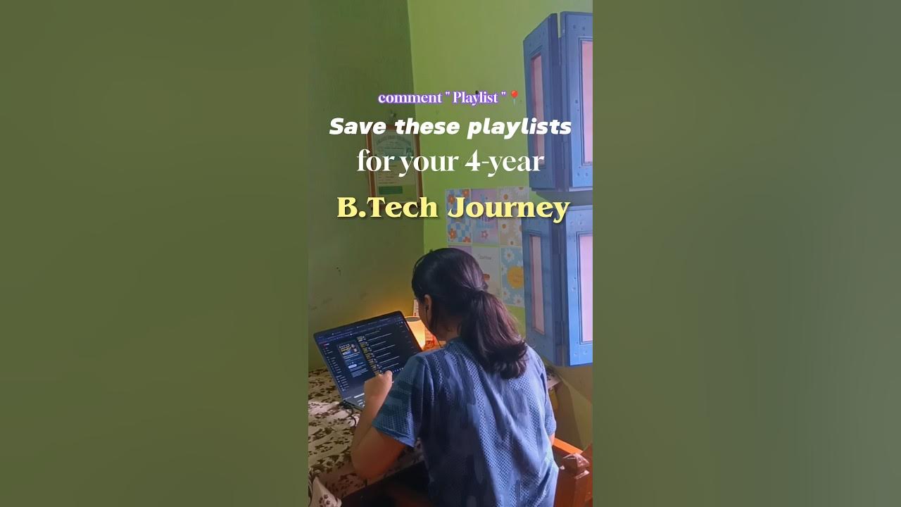 Save these Playlists for your 4 years B.Tech Journey #btech #studygram #dsa #cse - YouTube