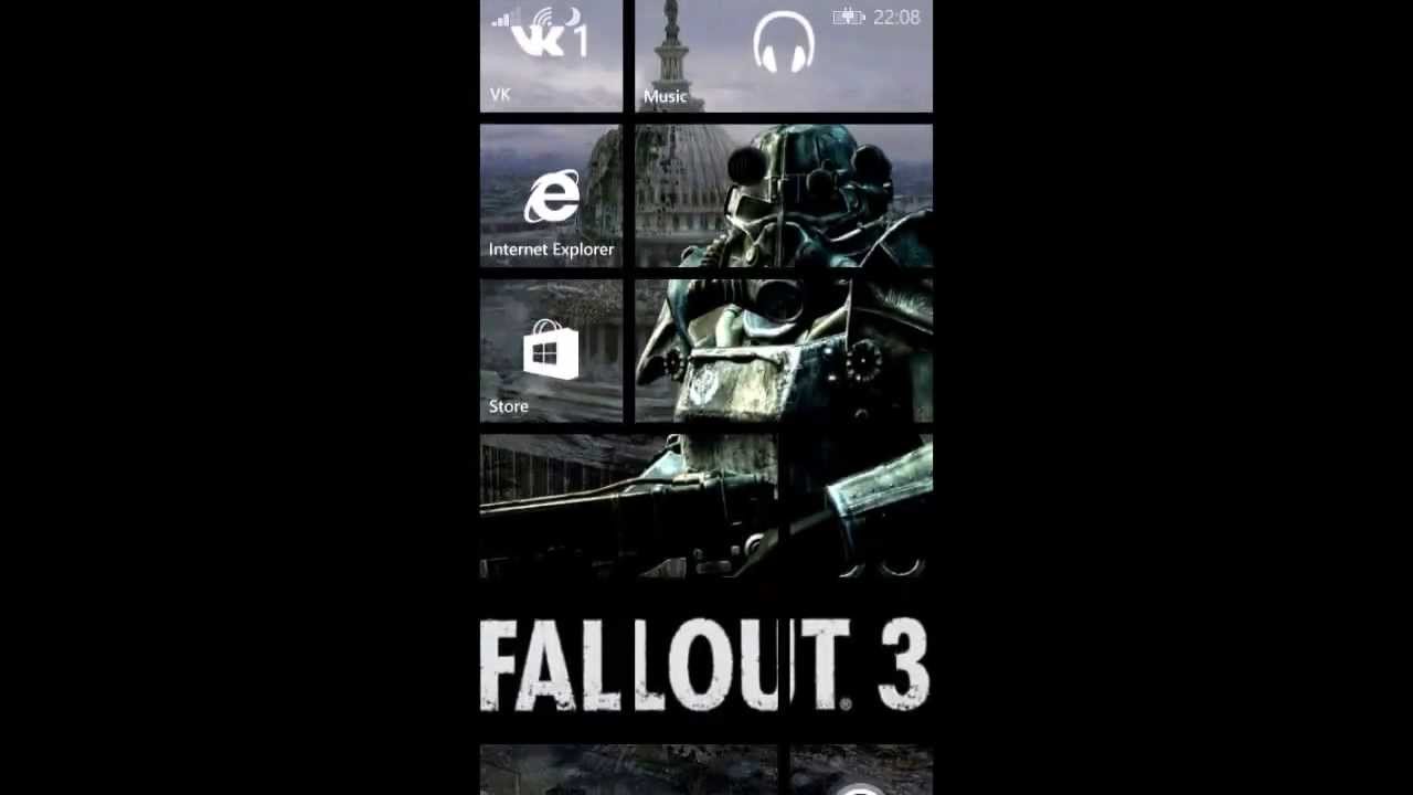 My lumia Fallout 3 theme - YouTube