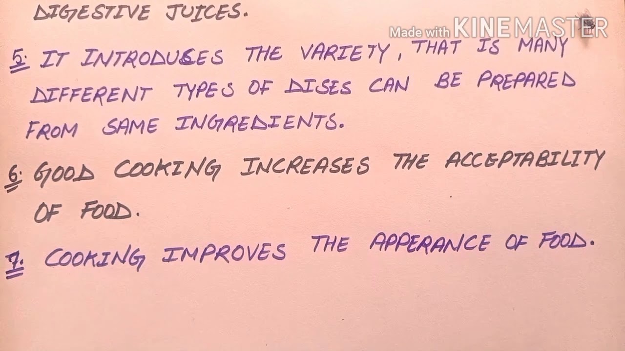 | Principles of COOKING | #nutrition - YouTube