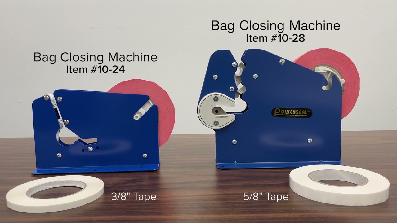 Bag Closing Machines and Tapes from Associated Bag - YouTube
