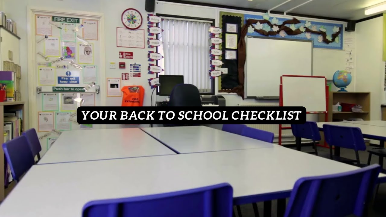 Teacher Tips: Back to School Checklist for a Sure Start - Your Ultimate ...