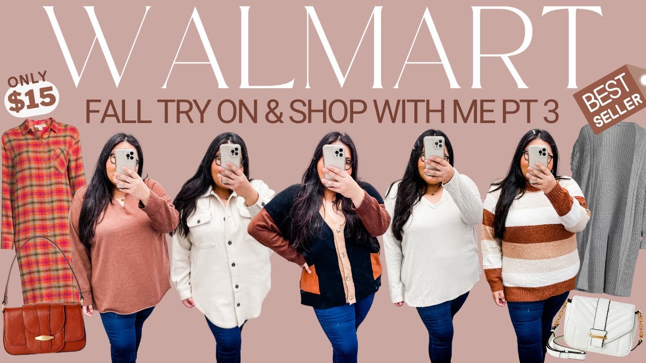 WALMART FALL 2022 PLUS SIZE TRY ON HAUL I New Walmart Clothing & Fall ...