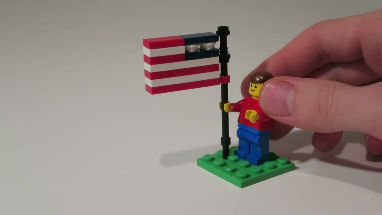 Lego American Flag - YouTube