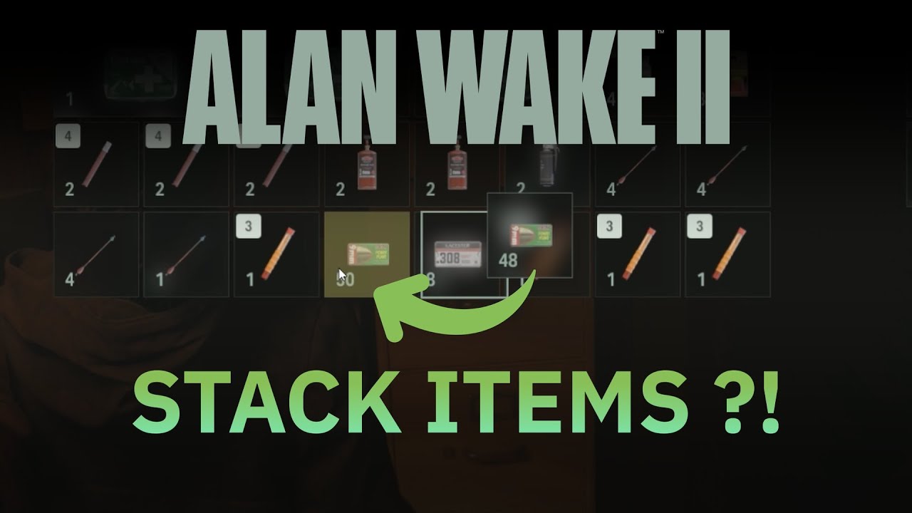 Alan Wake 2 Stack Items - Is it a bug or a feature ? - YouTube