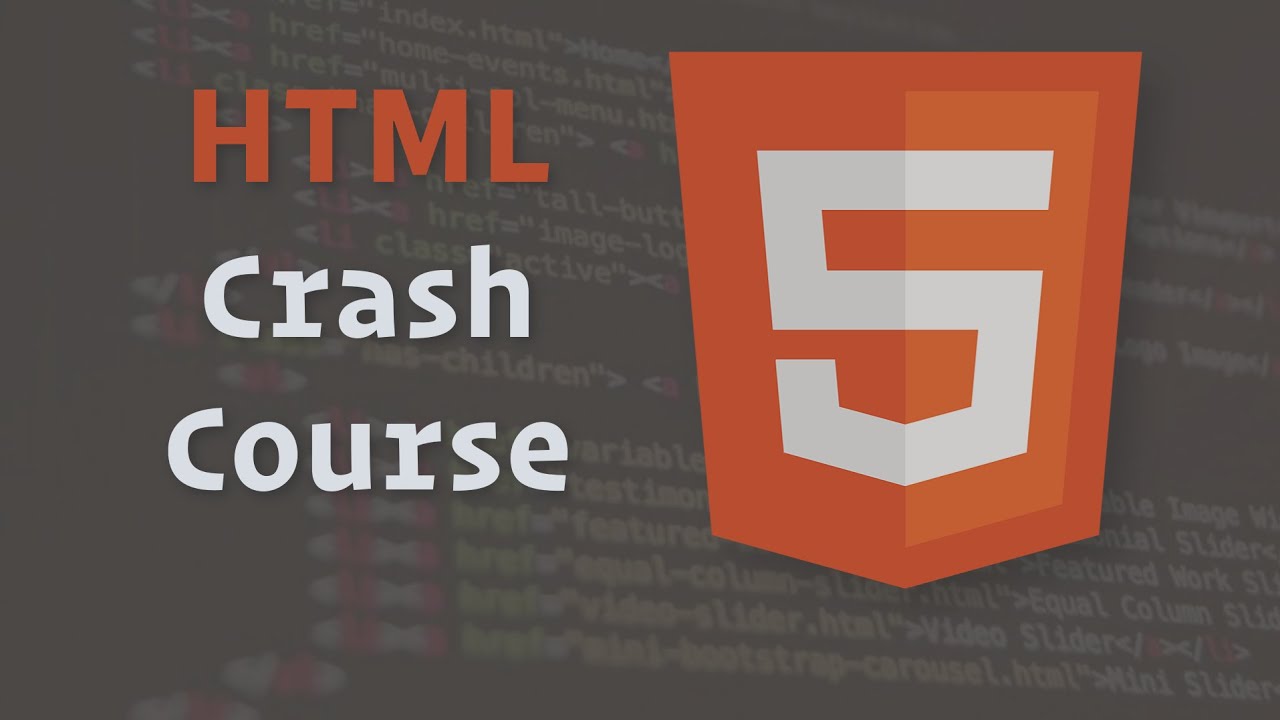 Html Crash Course For Absolute Beginners Youtube