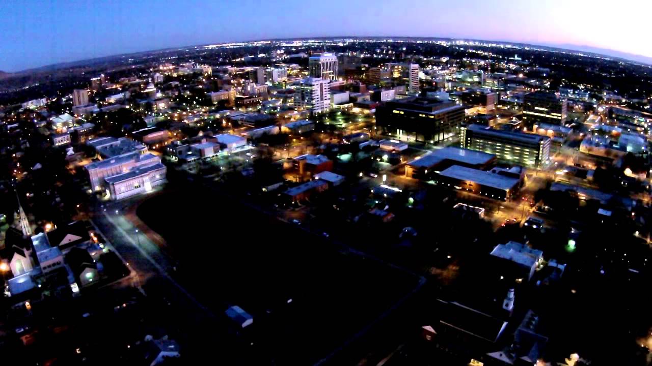 Night Flight Downtown Boise - YouTube