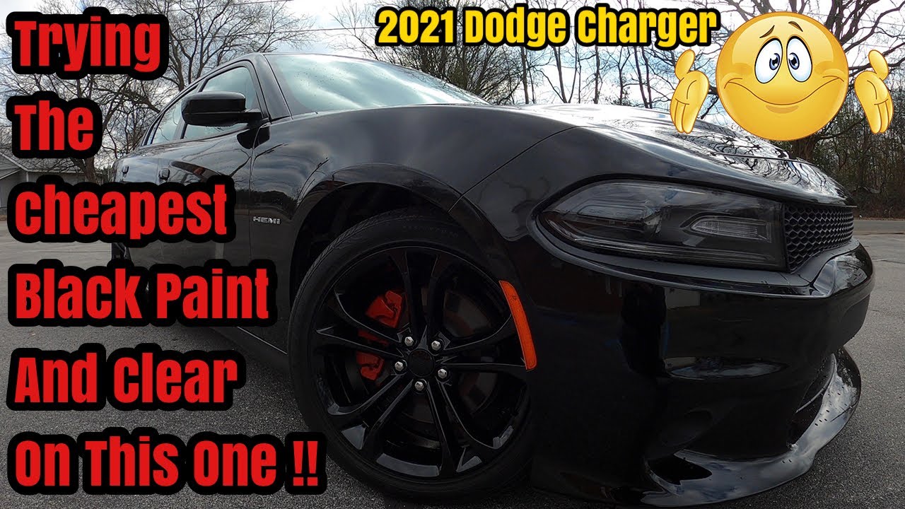 Spraying The Cheapest Paint & Clear On This Dodge Charger Wheels ...