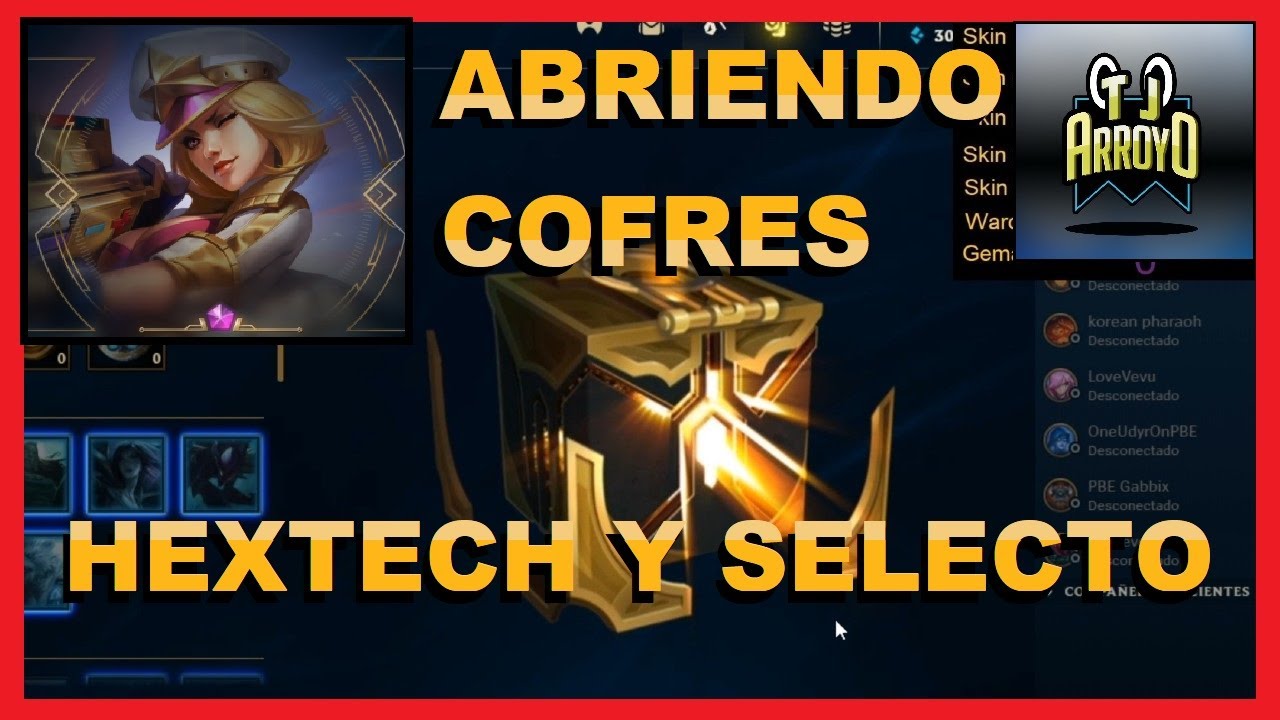 🎲Abriendo 22 COFRES HEXTECH y COFRES SELECTOS (2020) [cajas] en LEAGUE ...