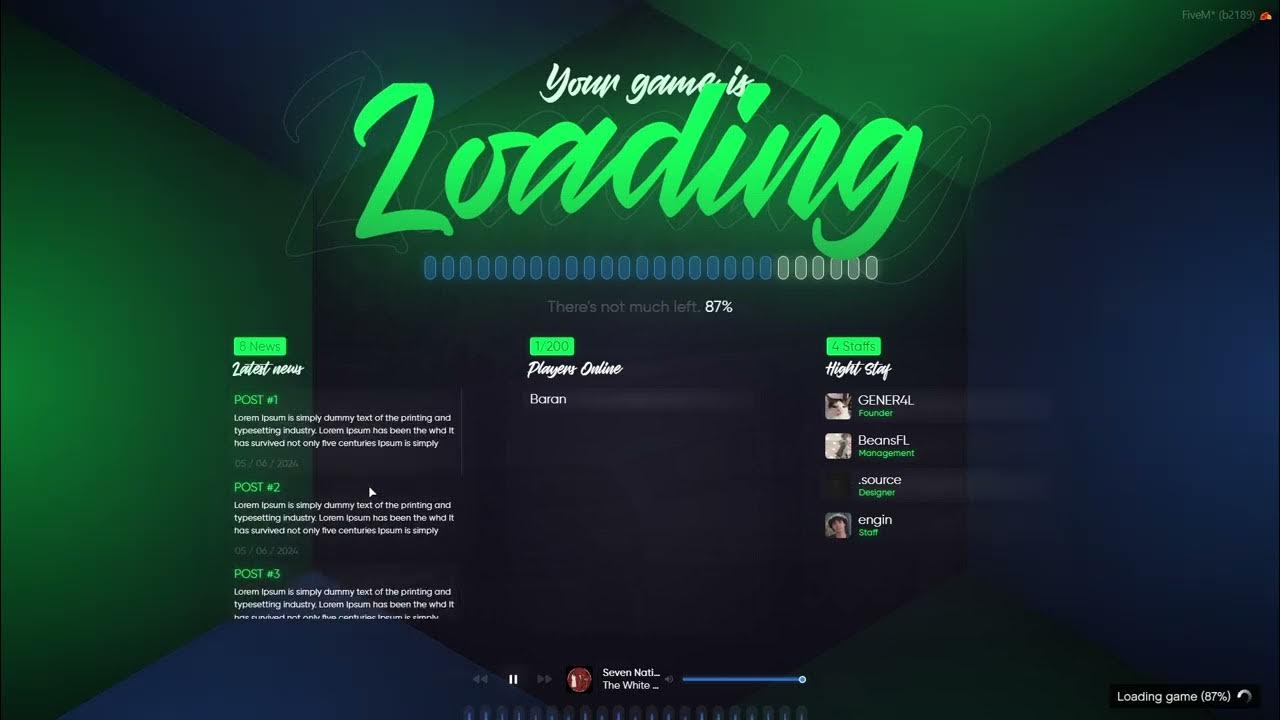 FiveM Loading Screen | STG Scripts - YouTube