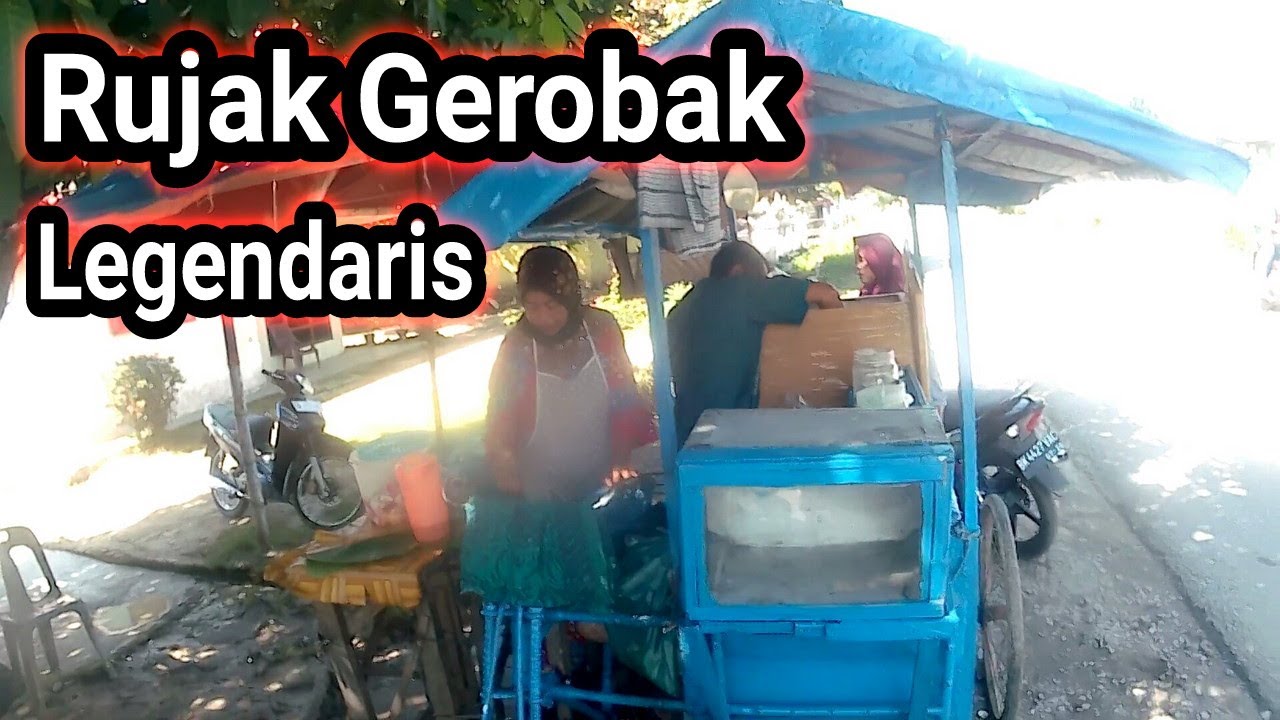 BELI RUJAK BUAH DI GUNUNG SARI || Rujak Gerobak - YouTube