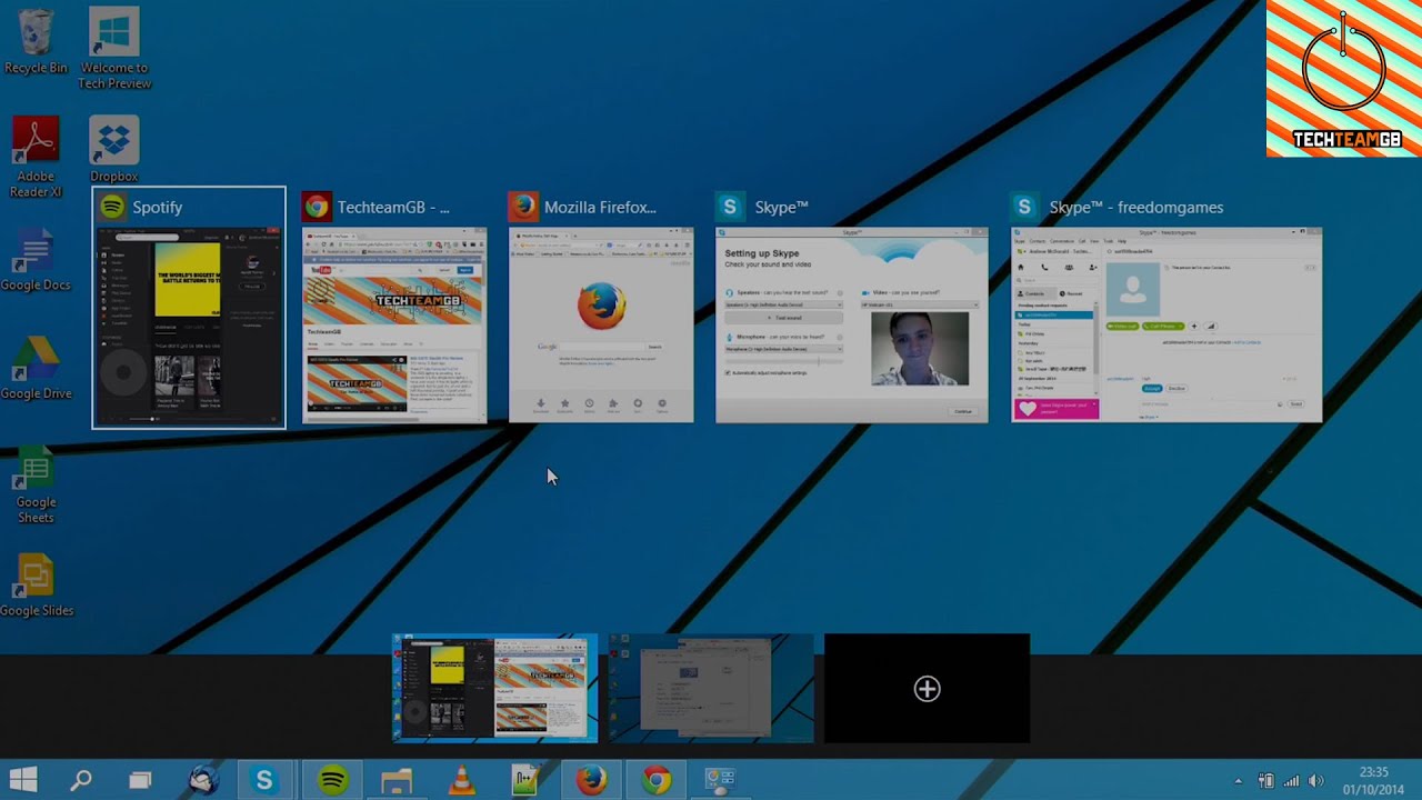 Windows 10 Task View Showcase - YouTube