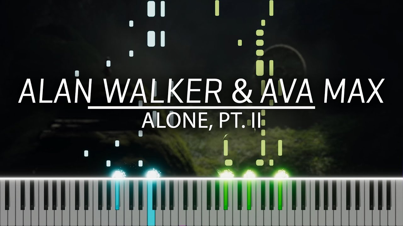 Alan Walker & Ava Max - Alone, Pt. II (Piano Tutorial) - YouTube