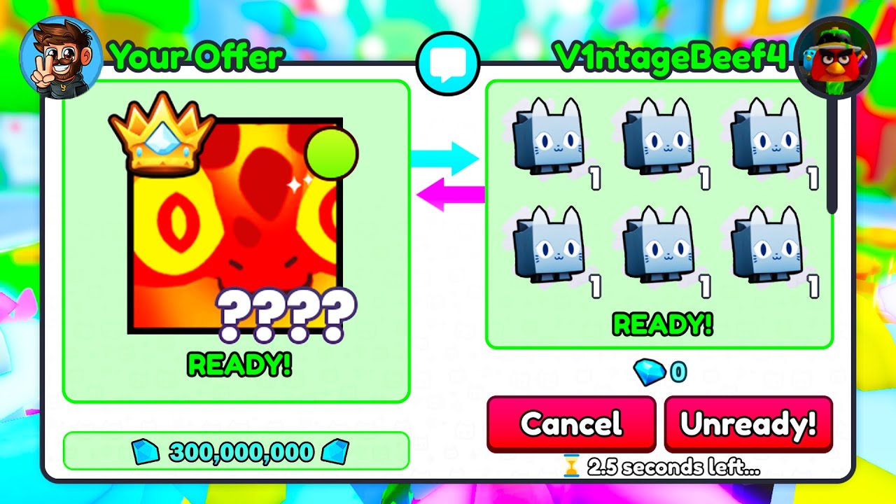 I Gave FREE Pets and Carried Players to MAX AREA!! In Pet Sim 99 - YouTube