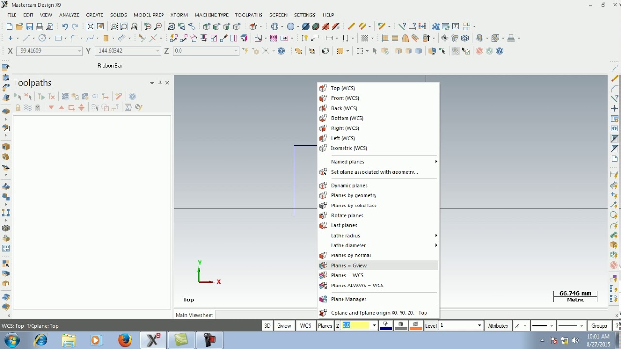 MASTERCAM X9 LATHE VIDEO TUTORIAL - YouTube