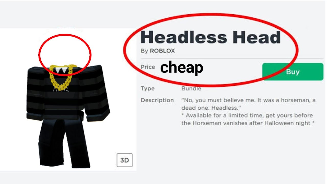 How to get R15 Headless and korblox for cheap! - YouTube