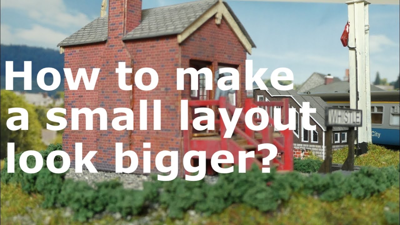 How to make a small train layout look bigger? starring Lima Class 33 ...