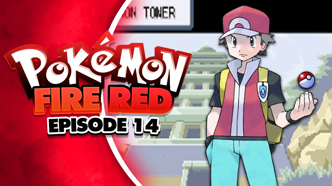 Pokemon Fire Red Walkthrough - Part 14 - Pokemon Tower be LIT! - YouTube