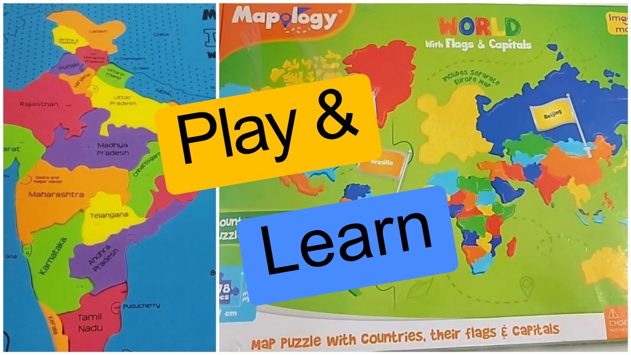 Imagimake Mapology Game | Learn Indian states with capital | Colorful ...