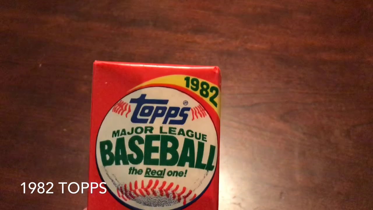 1982 Topps Baseball Cards. Wax Pack “opening”searched? - Youtube