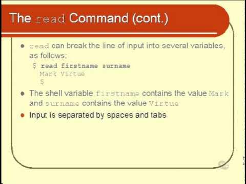 02. Unix Shell Scripting Tutorial - Your First Shell Script (Part 2) - YouTube