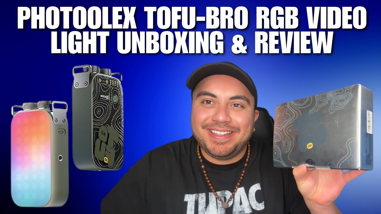 PHOTOOLEX TOFU-BRO RGB Video Light Unboxing & Review - Perfect Lighting ...