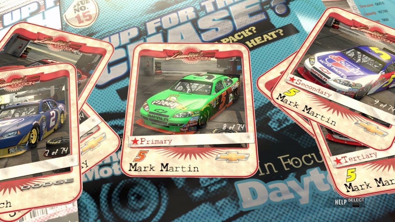 NASCAR The Game 2011 - Mark Martin @ Kentucky (2010/2011 GoDaddy) - YouTube