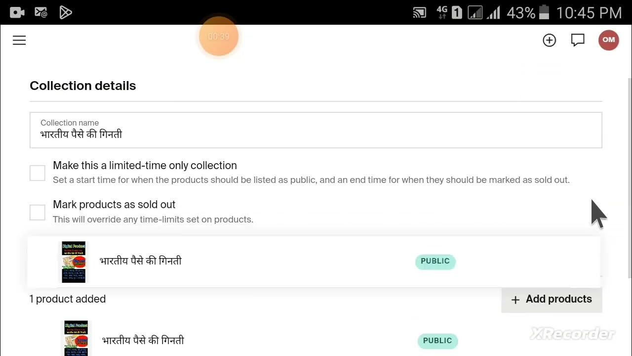 How To Delete Collection in fourthwall.https://ozariyamahesh12-shop.fourthwall.com - YouTube