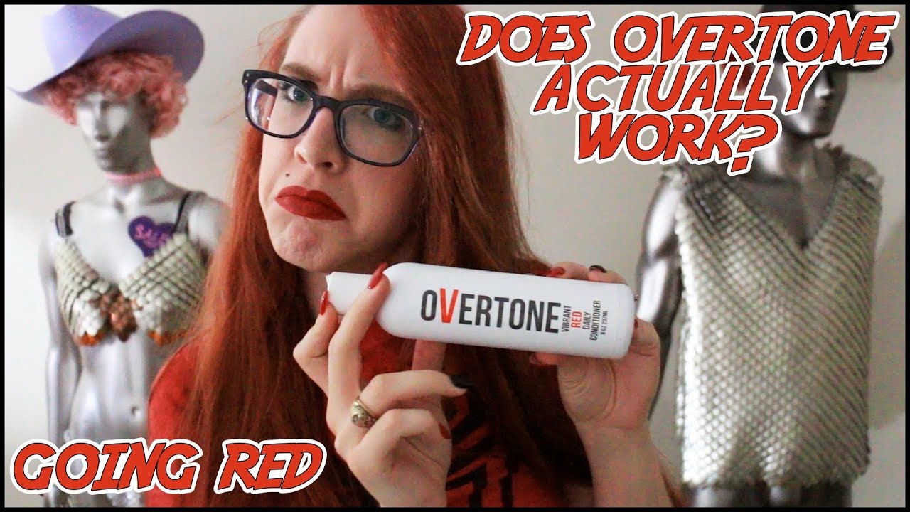 Overtone Vibrant Red Daily Conditioner Review | GOING RED - YouTube