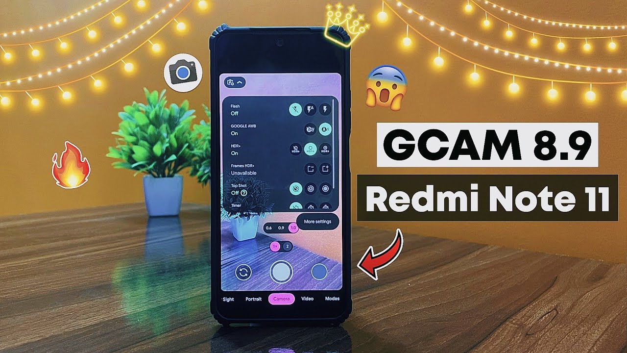 Install GCAM 8.9 BSG on Any Android ft. Redmi Note 11😍 - YouTube