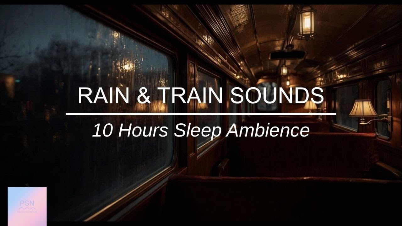 RAIN AND TRAIN SOUNDS for DEEP SLEEP, RELAXATION & FOCUS - White Noise ...