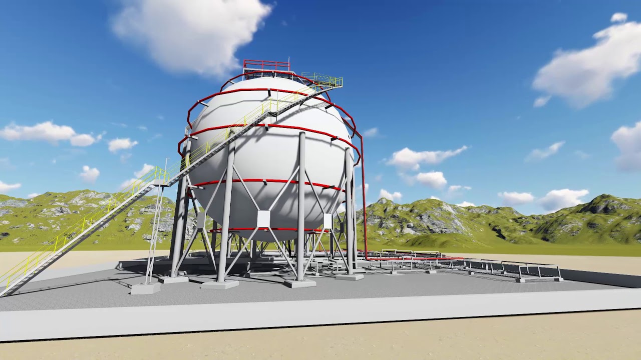 Spherical Tank 3D plan - YouTube