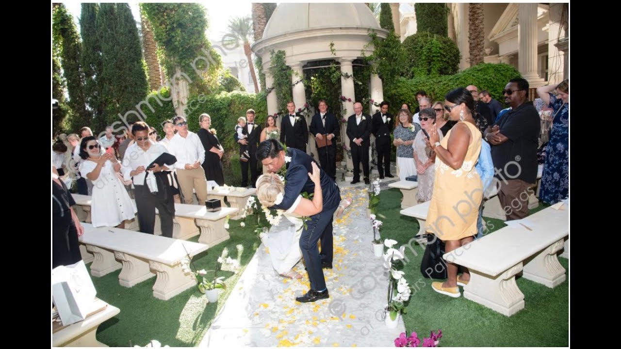 Caesars Palace Wedding - Venus Gardens - Fulgencio - YouTube
