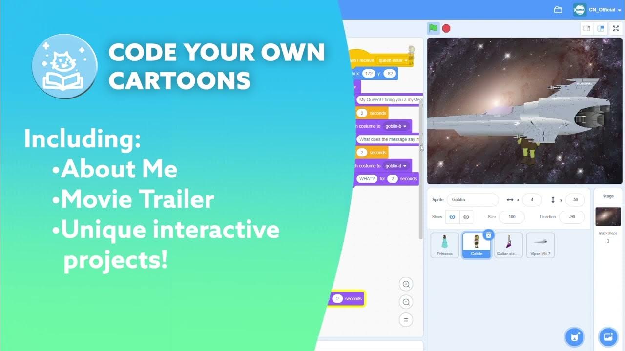 Code Ninjas Camps | Code your own cartoons - YouTube