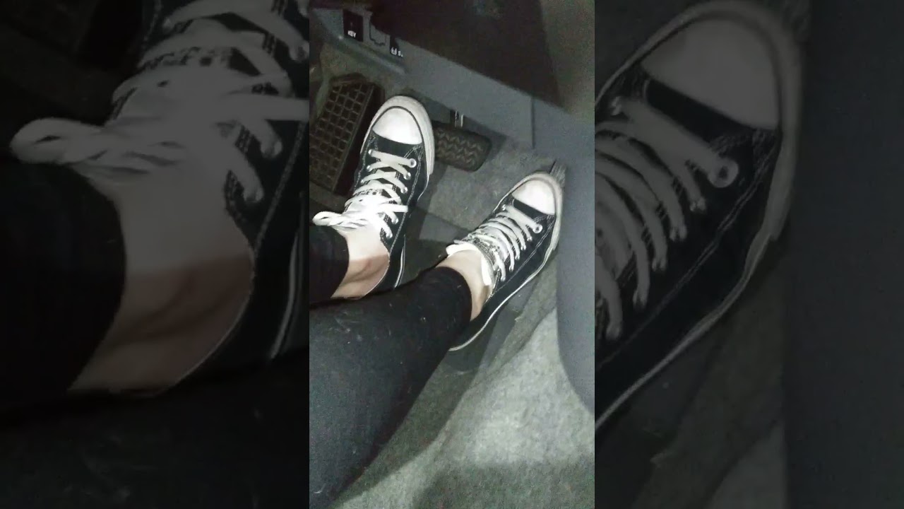 pedal pumping /driving in converse - YouTube