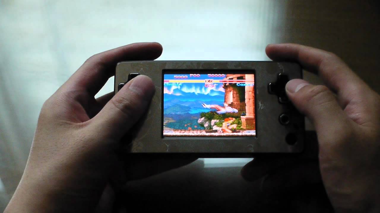GP2X Wiz with original D-PAD - YouTube