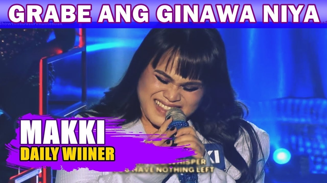 Tawag ng tanghalan today | Makki | It's Showtime Live today | All star ...