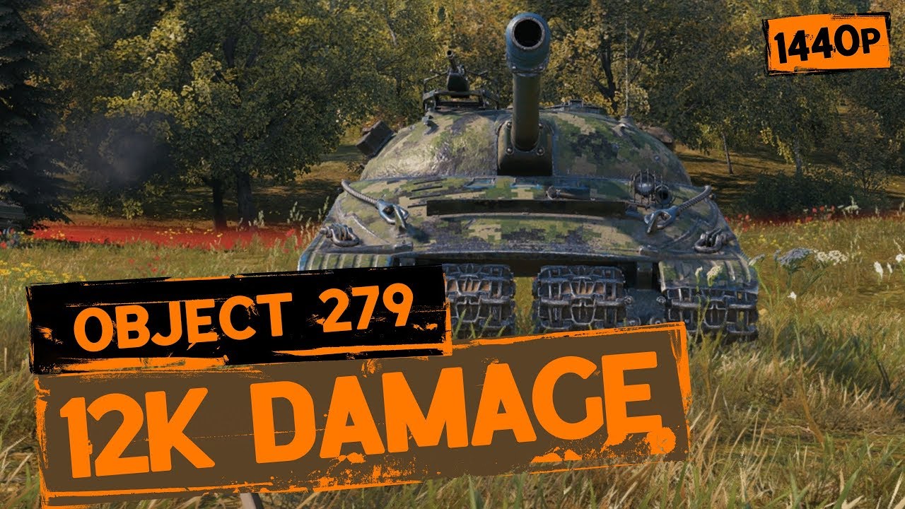 OP Russian 12K damage, Оbject 279, World of Tanks replay - YouTube