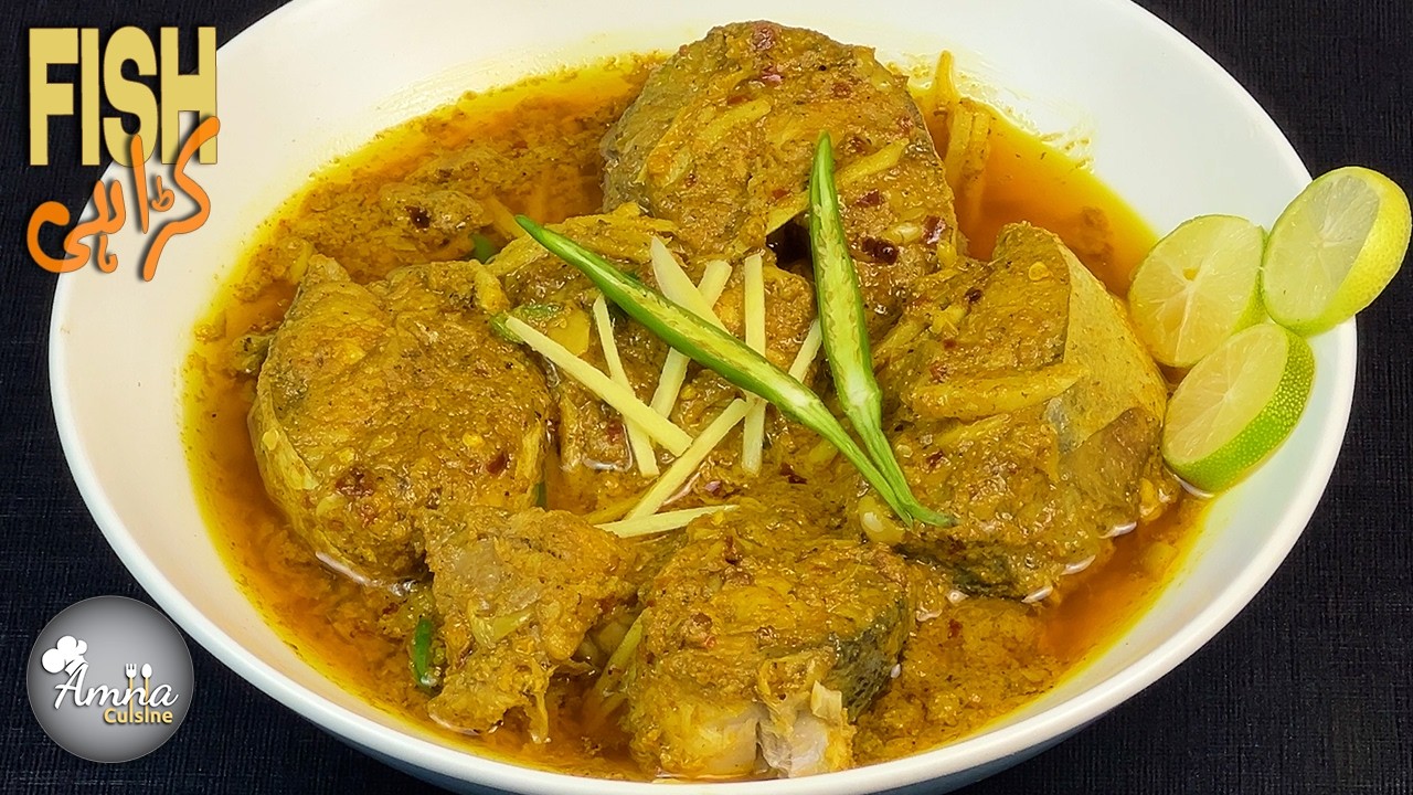 Fish Curry in Fish Fry Style | Fish Recipe by Amna Cuisine - YouTube