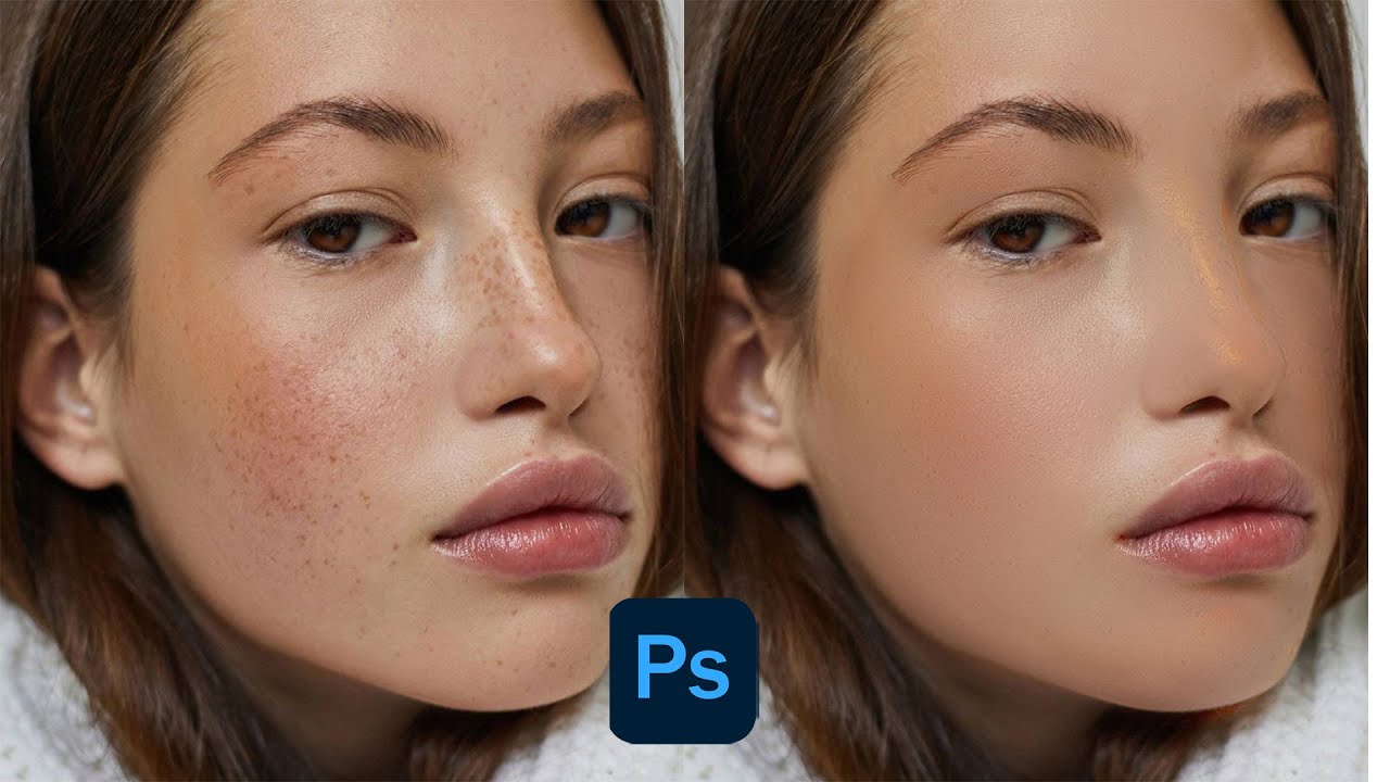 Photoshop Tutorial: How to Smooth Skin and Remove Blemishes Quickly and ...
