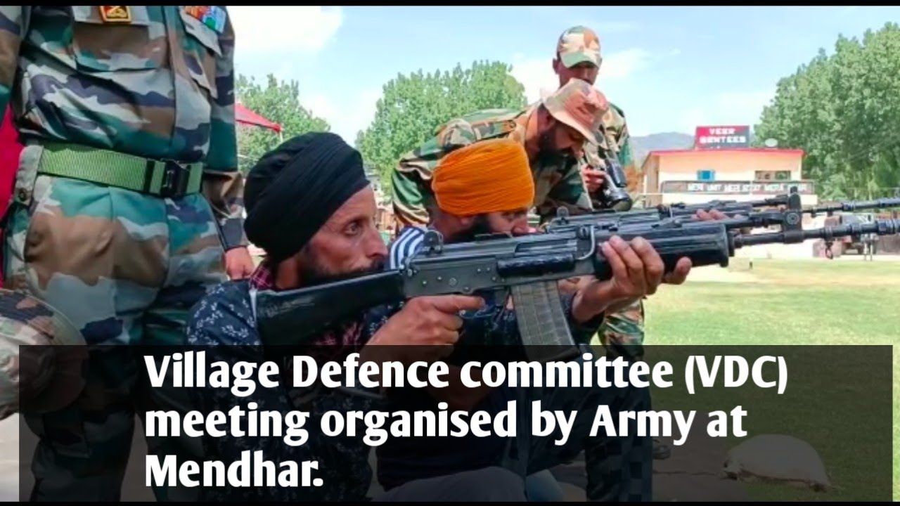 Village Defence committee (VDC) meeting organised by Army at Mendhar ...