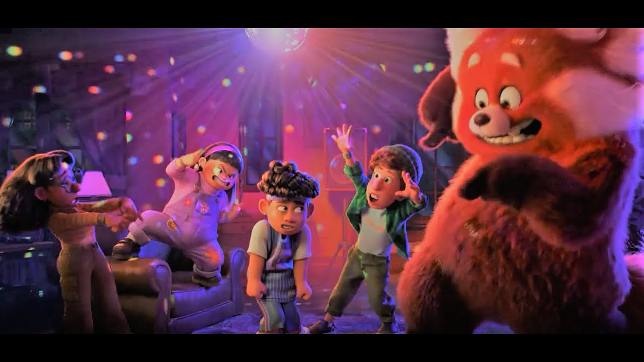 Turning Red (2022) - Birthday party scene - YouTube