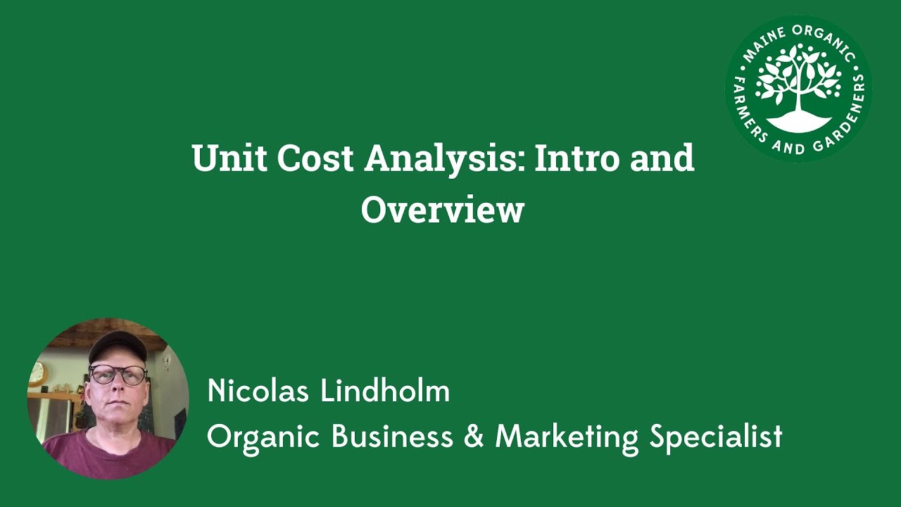 Unit Cost Analysis Intro and Overview - YouTube