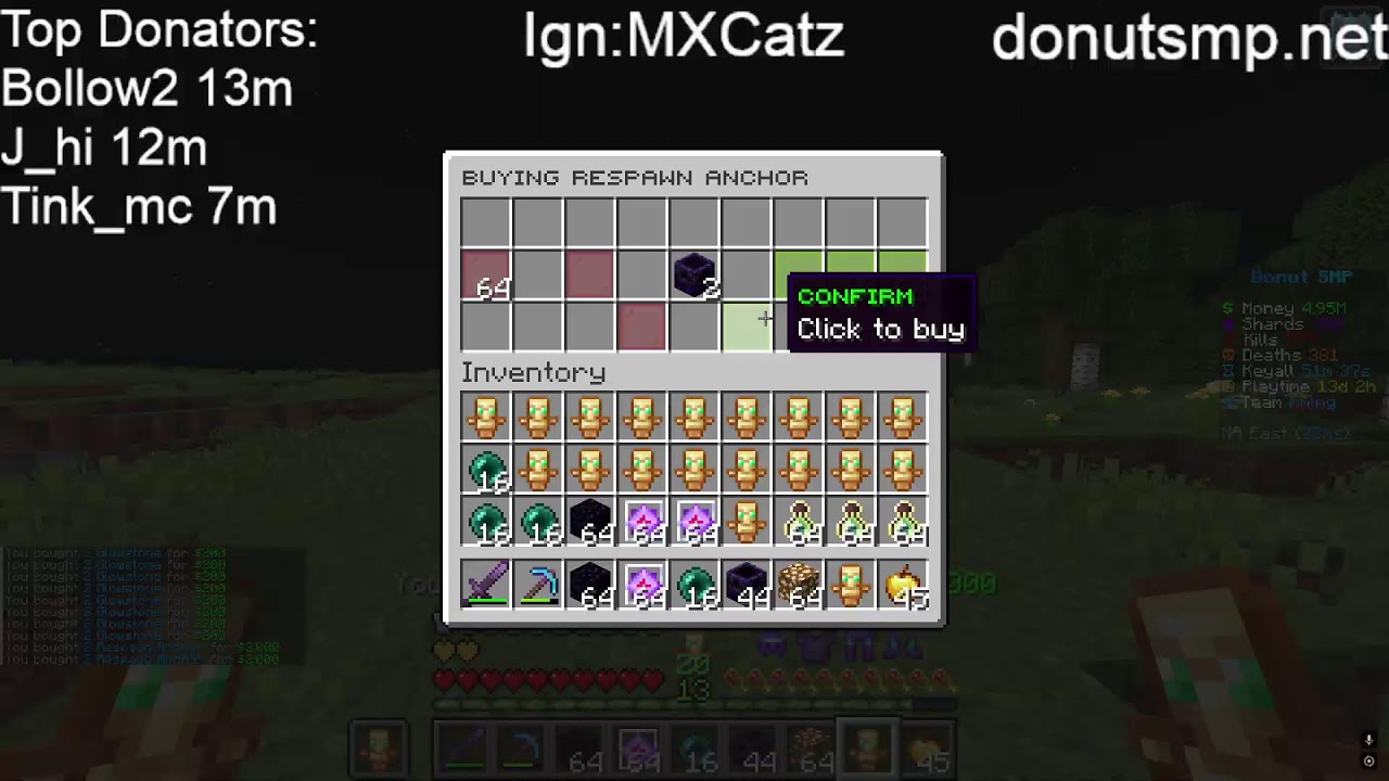 RATING BASES AND BUYING SKELETON SPAWNERS ON DONUTSMP! - YouTube