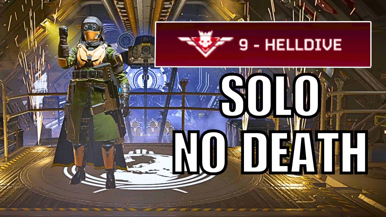 MAX DIFFICULTY, SOLO, NO DEATH - Helldivers 2 ( Terminids Blitz Mission ) - YouTube