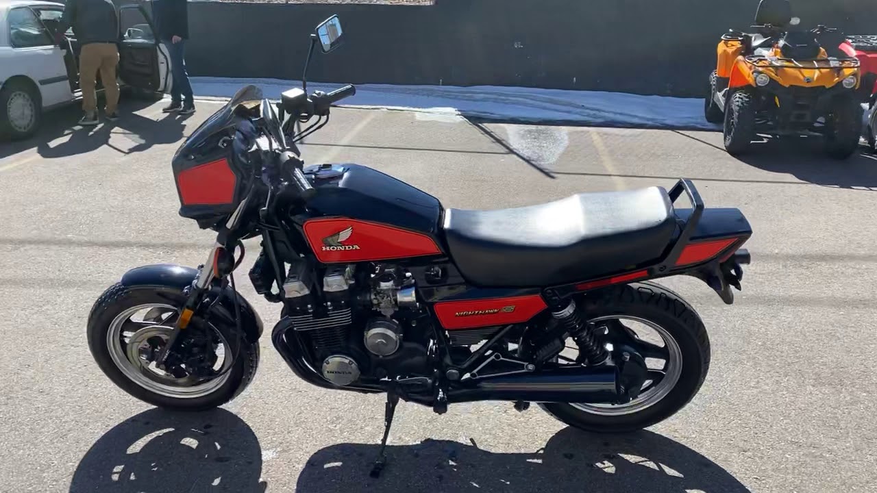 1984 Honda Night Hawk S C07518 - YouTube