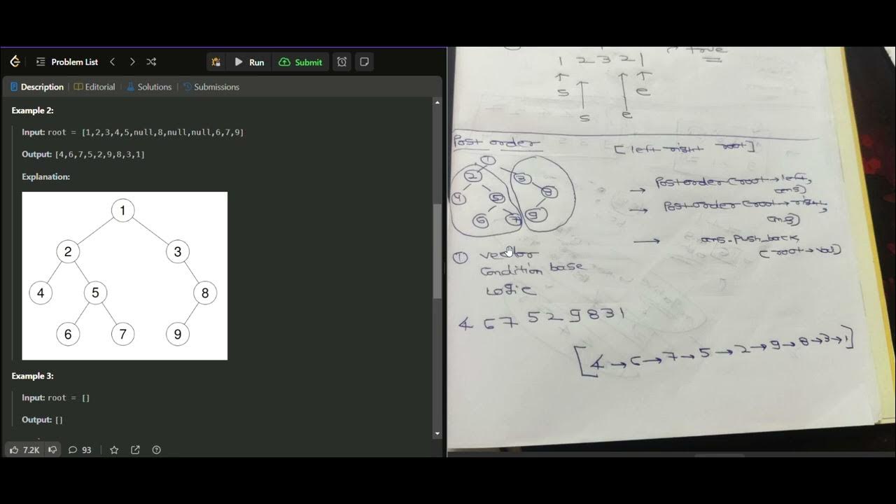 Postorder Tree Traversal in Data Structures | C++ Implementation - YouTube