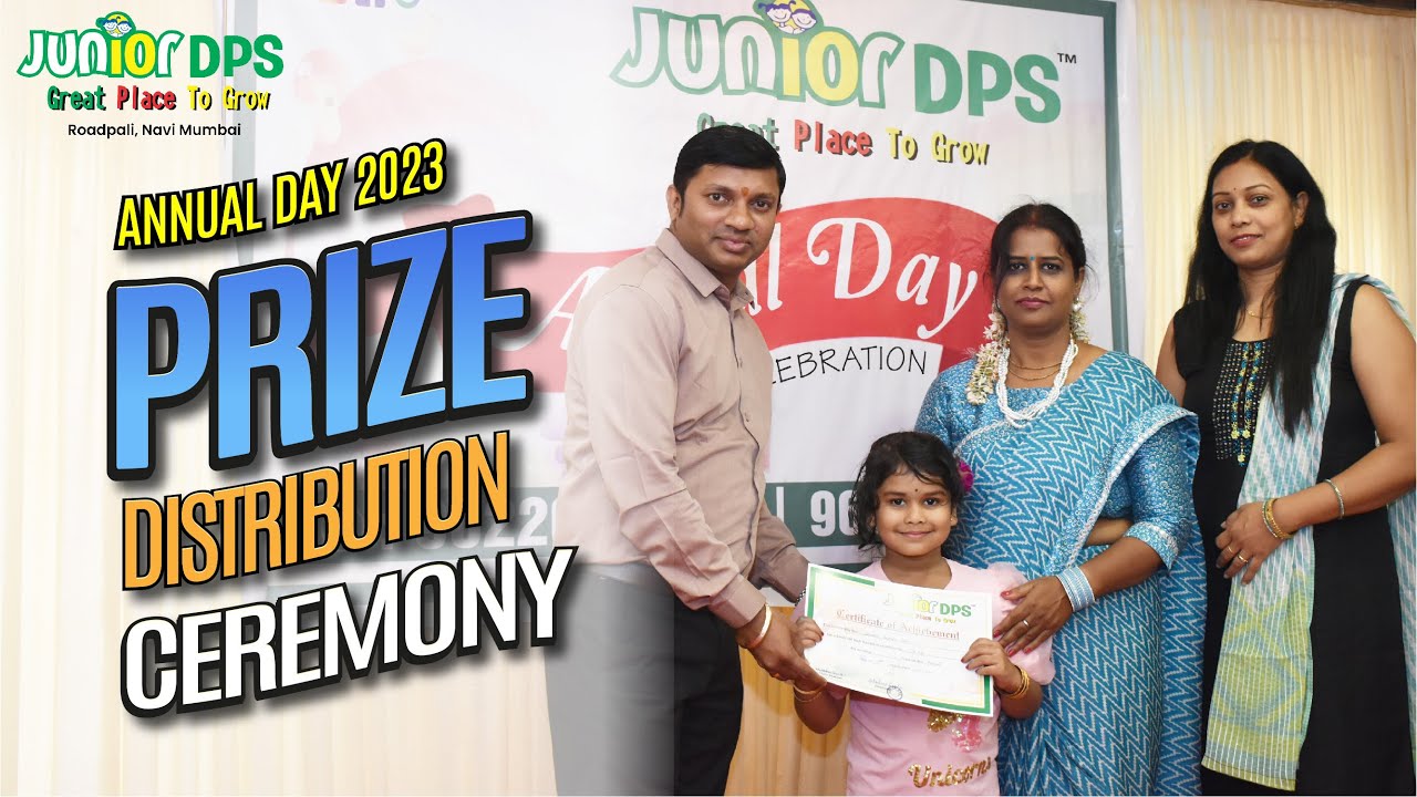 Prize Distribution Ceremony | Junior DPS - Roadpali - YouTube