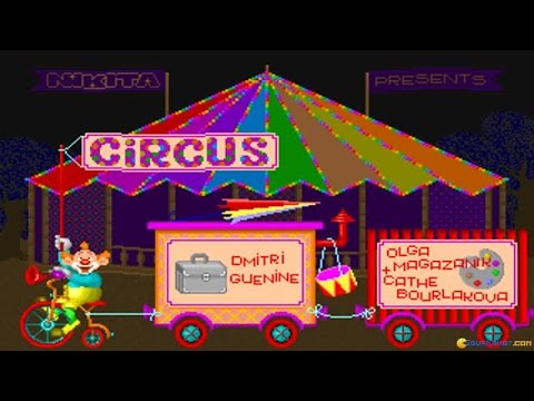 Circus gameplay (PC Game, 1994)