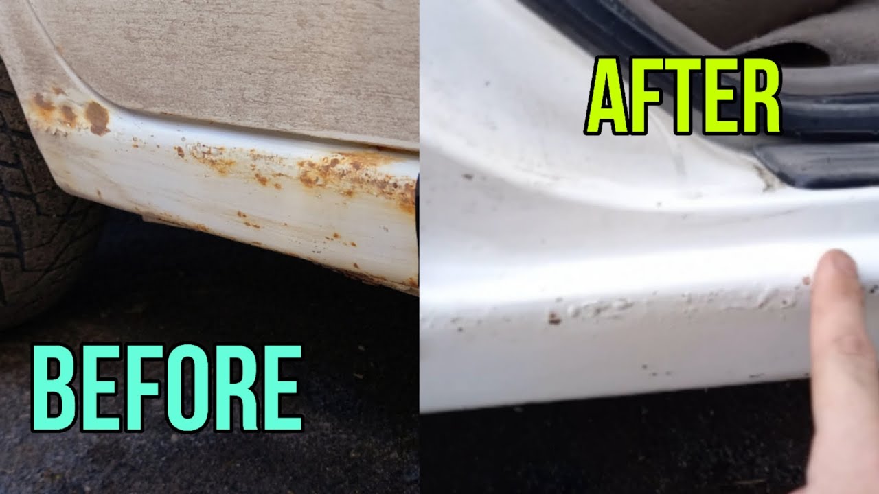 How To Remove Rust From A Car Easily Diy - YouTube